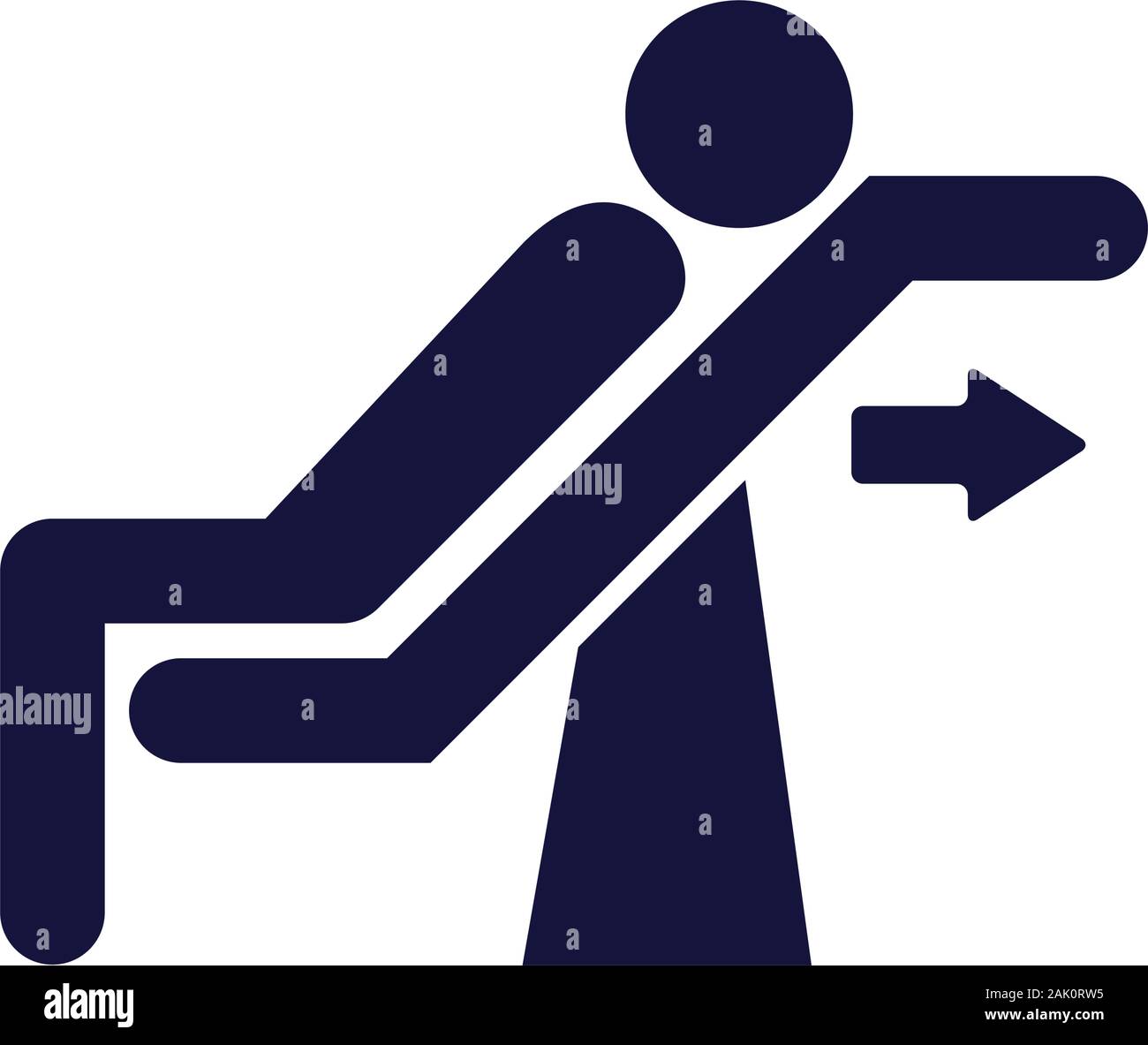 silhouette human in reclining chair Stock Vector Image & Art - Alamy