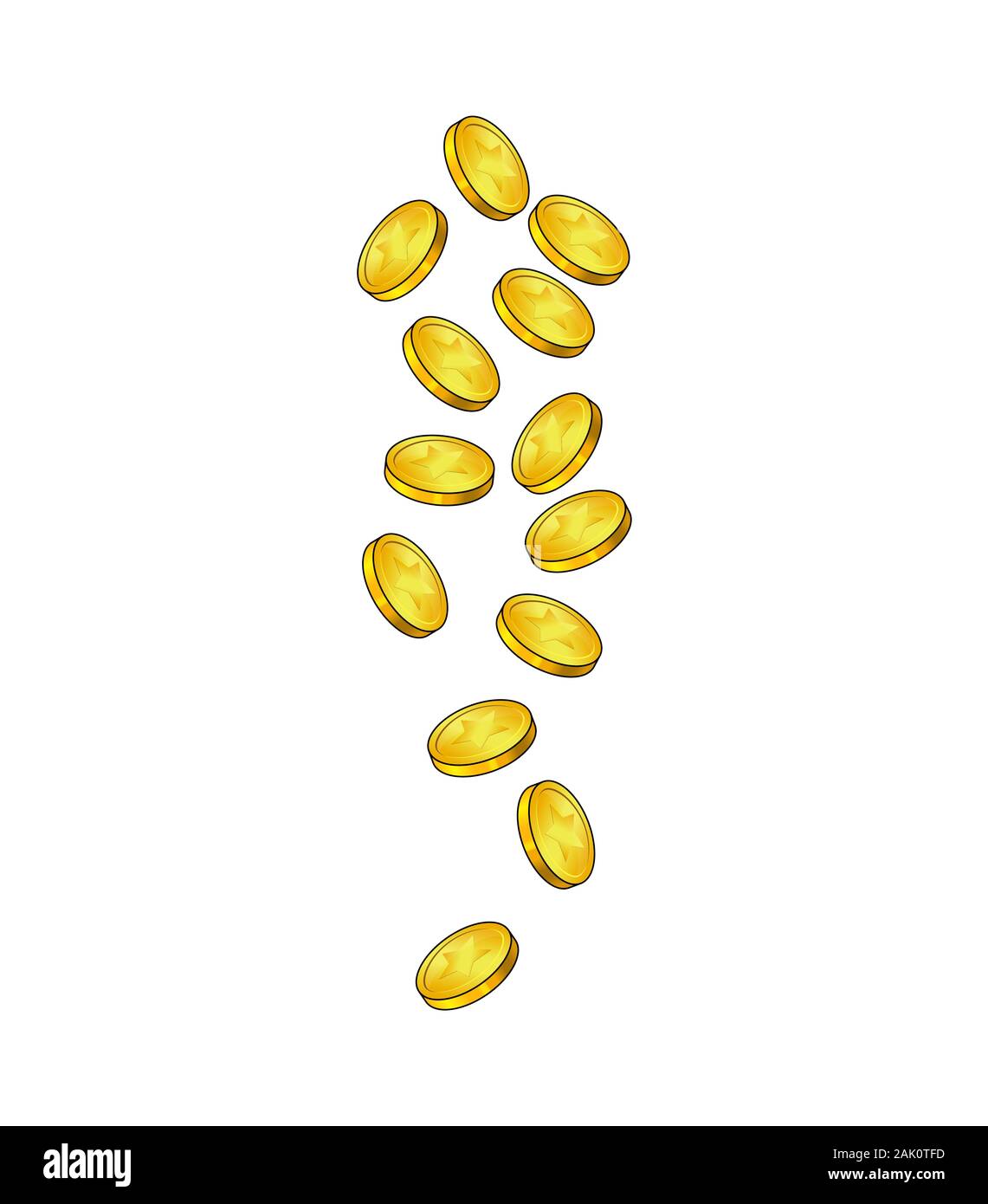 Make it rain money Stock Vector Images - Alamy