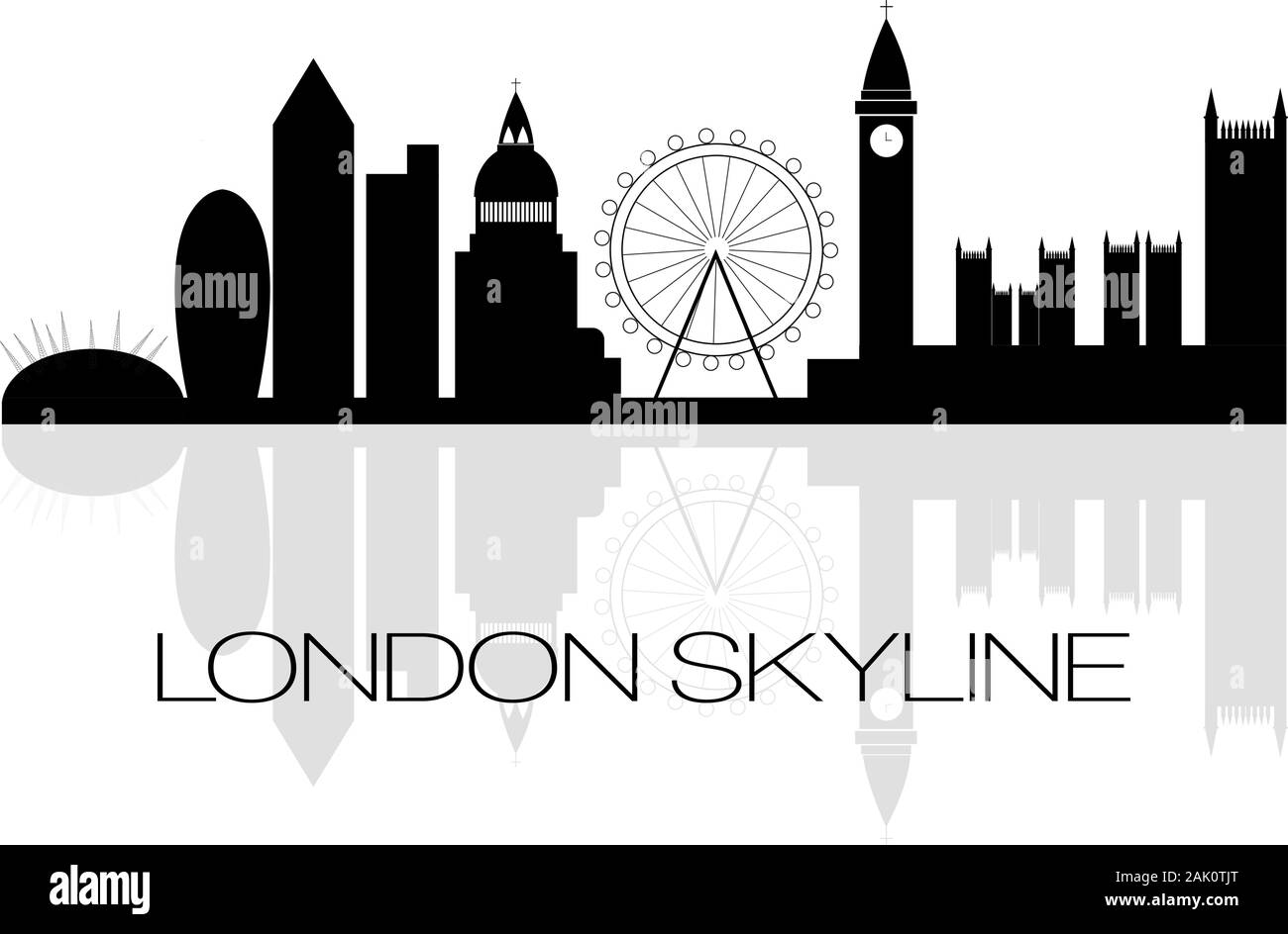 Cityscape skyline horizon Stock Vector Images - Alamy