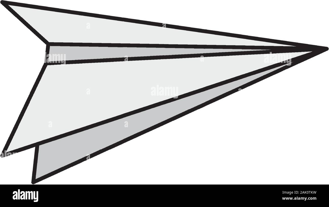 paper airplane flying toy icon Stock Vector Image & Art - Alamy