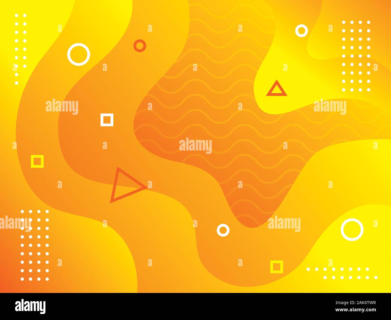 waves background yellow color icon Stock Vector Image & Art - Alamy