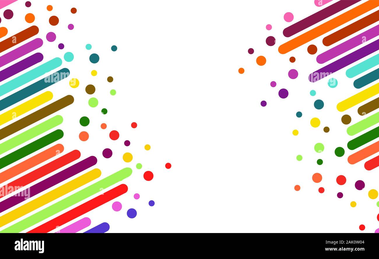 diagonal rounded lines Modern Geometric colorful business design ...