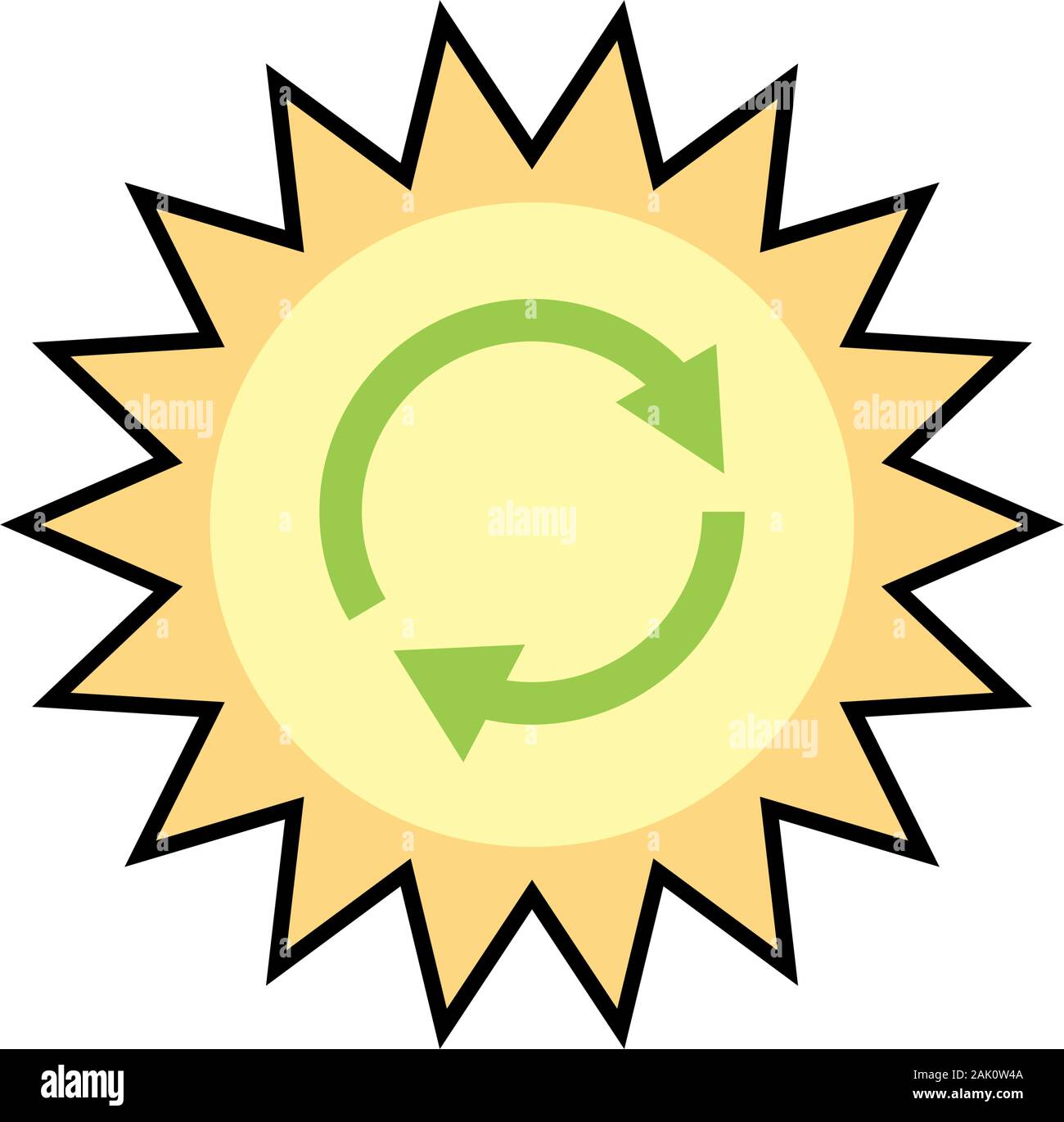 Recycled symbols Stock Vector Images - Alamy