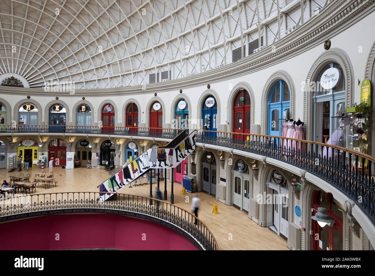 Leeds corn exchange cafe hi-res stock photography and images - Alamy