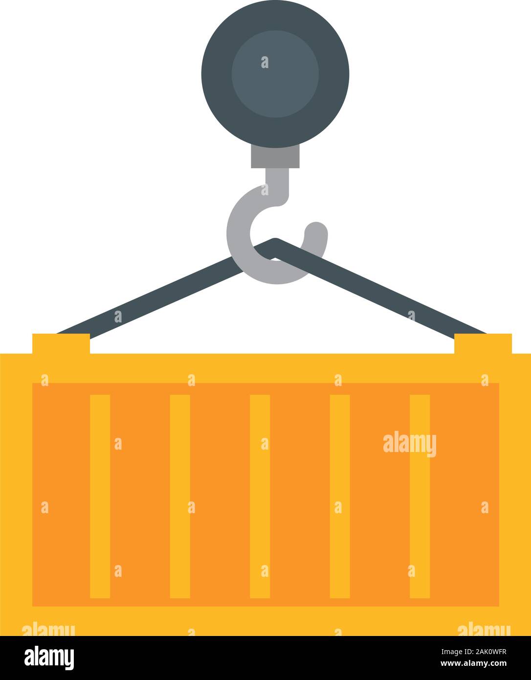 Cartoon container delivery hanging hi-res stock photography and images ...