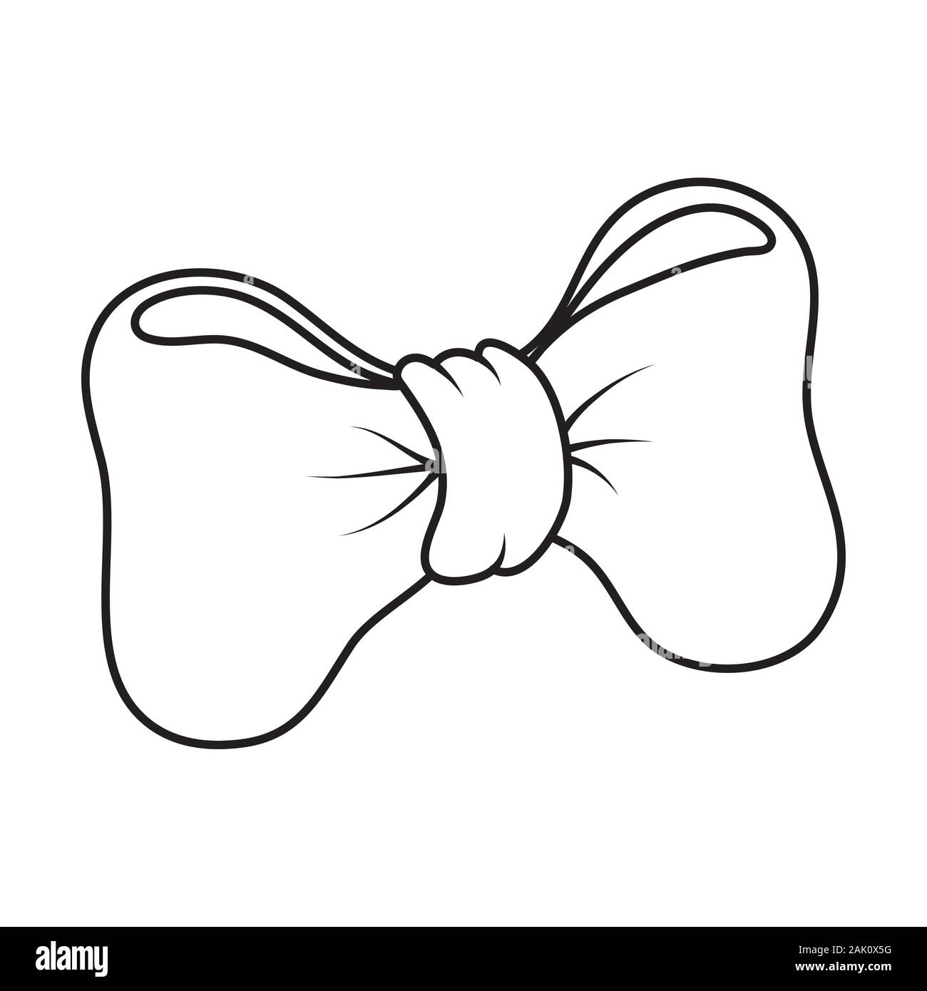 Bow Vector Outline
