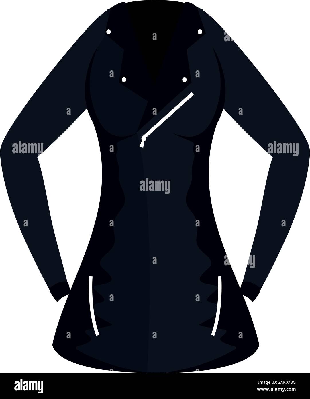 Biker jacket icon hi-res stock photography and images - Alamy