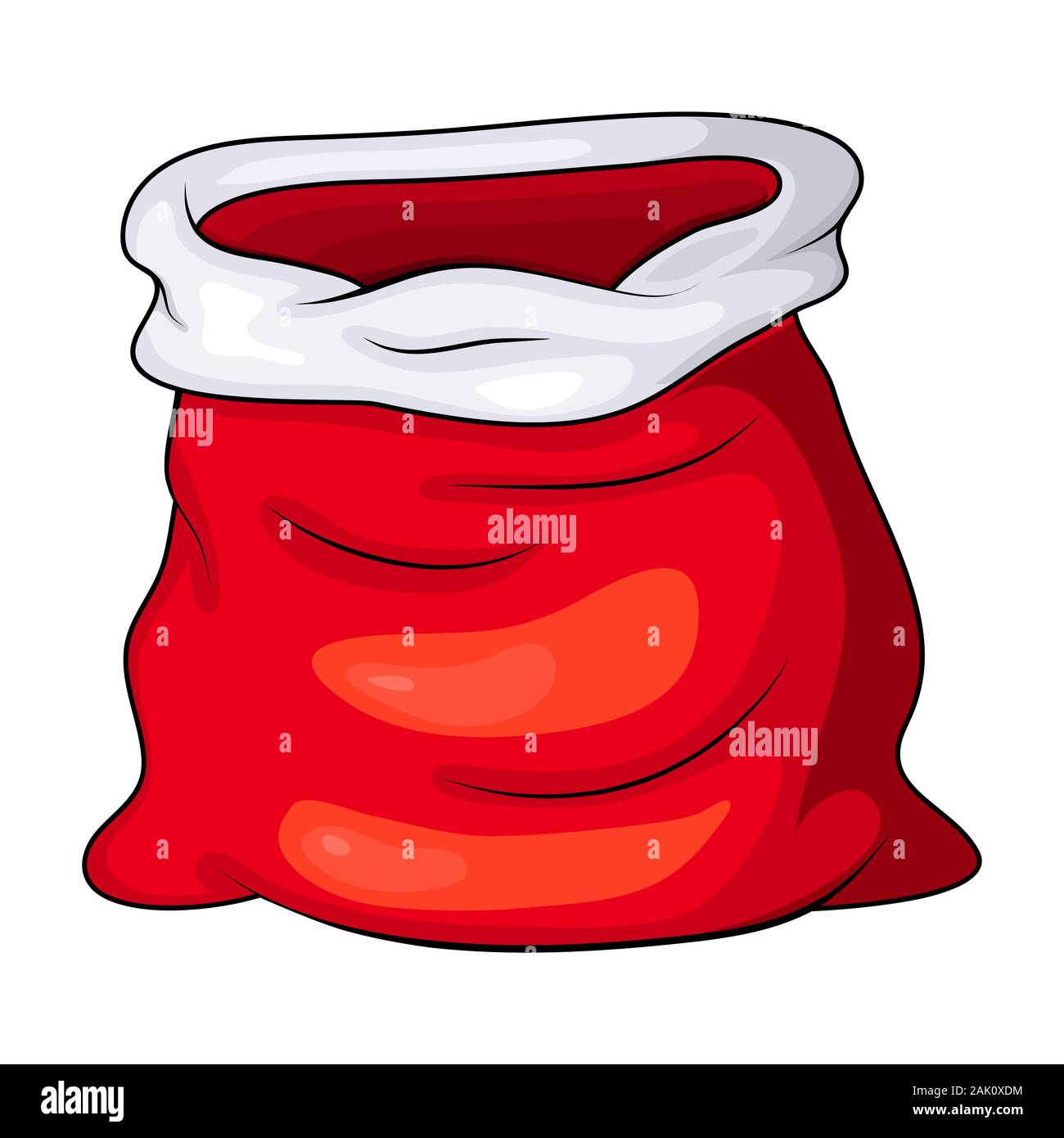 Empty Santa Sack Clip Art
