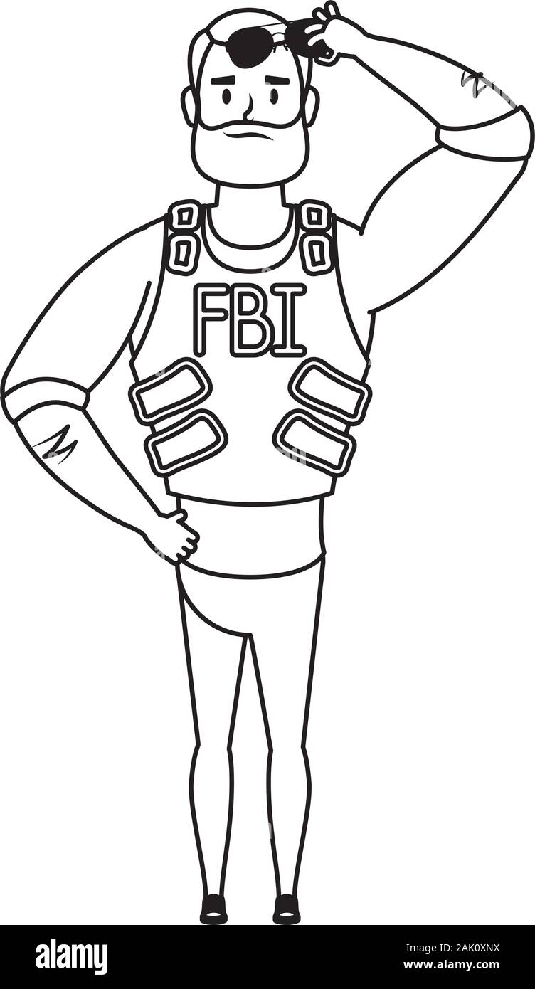 Fbi agent jacket Cut Out Stock Images & Pictures - Alamy