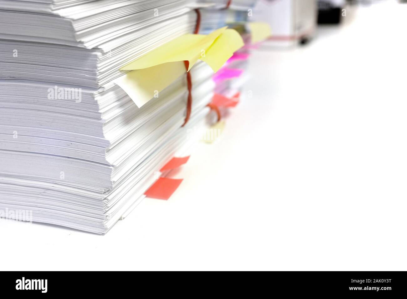 Pile of paperwork and notes hi-res stock photography and images - Alamy
