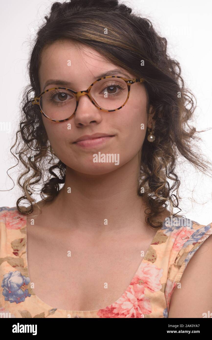 Portrait of a latino woman Stock Photo - Alamy