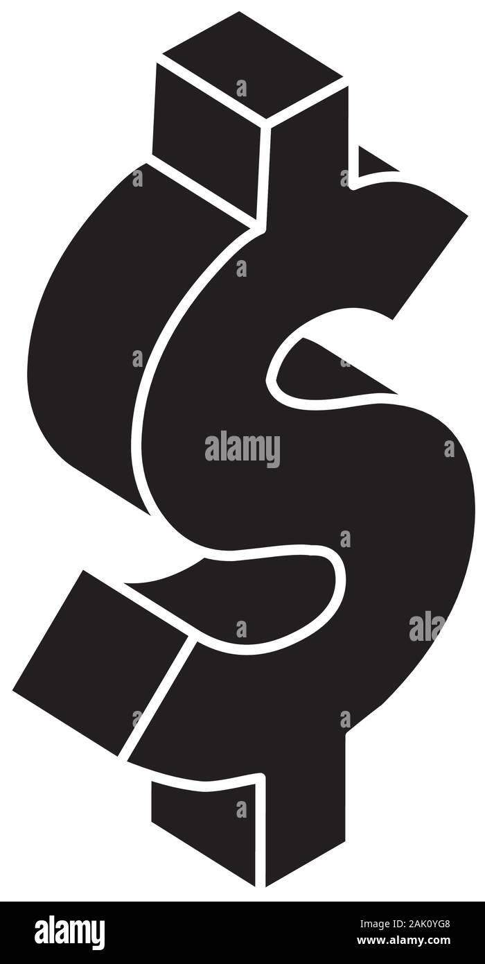 Money Symbol Silhouette