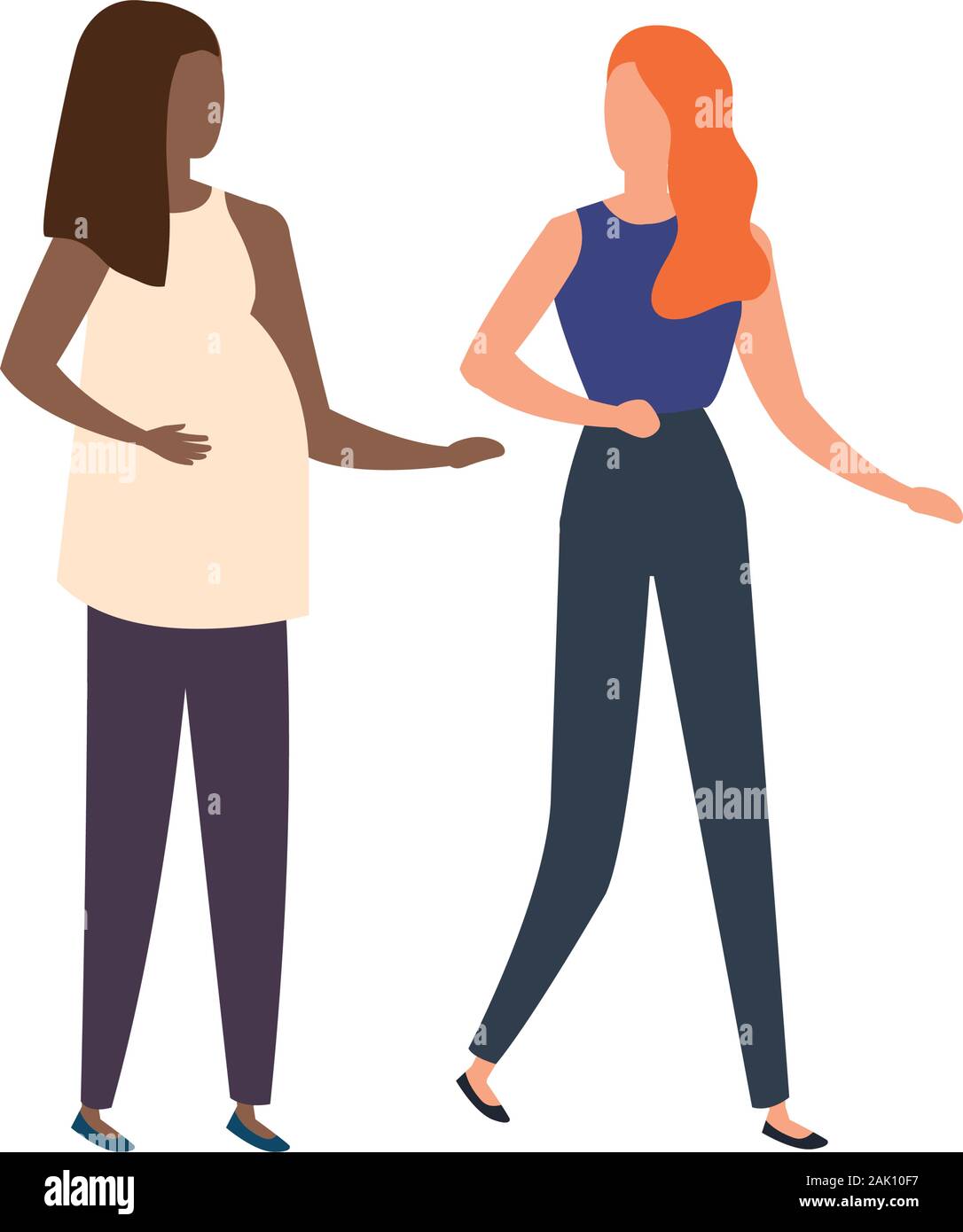 beautiful women avatar characters icons Stock Vector Image & Art - Alamy