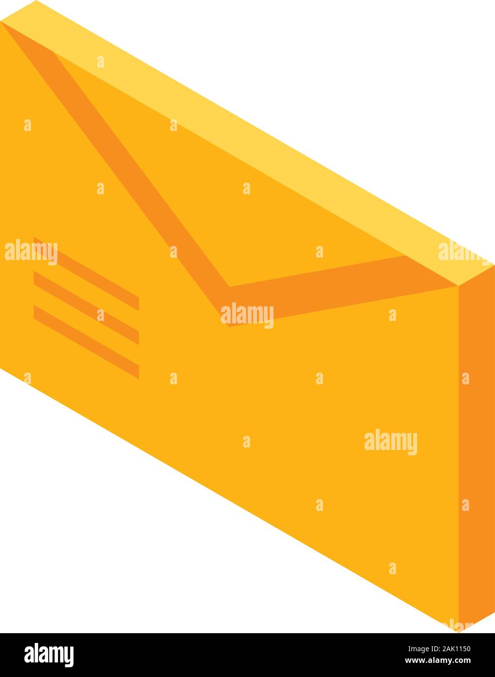 Mail letter icon, isometric style Stock Vector Image & Art - Alamy