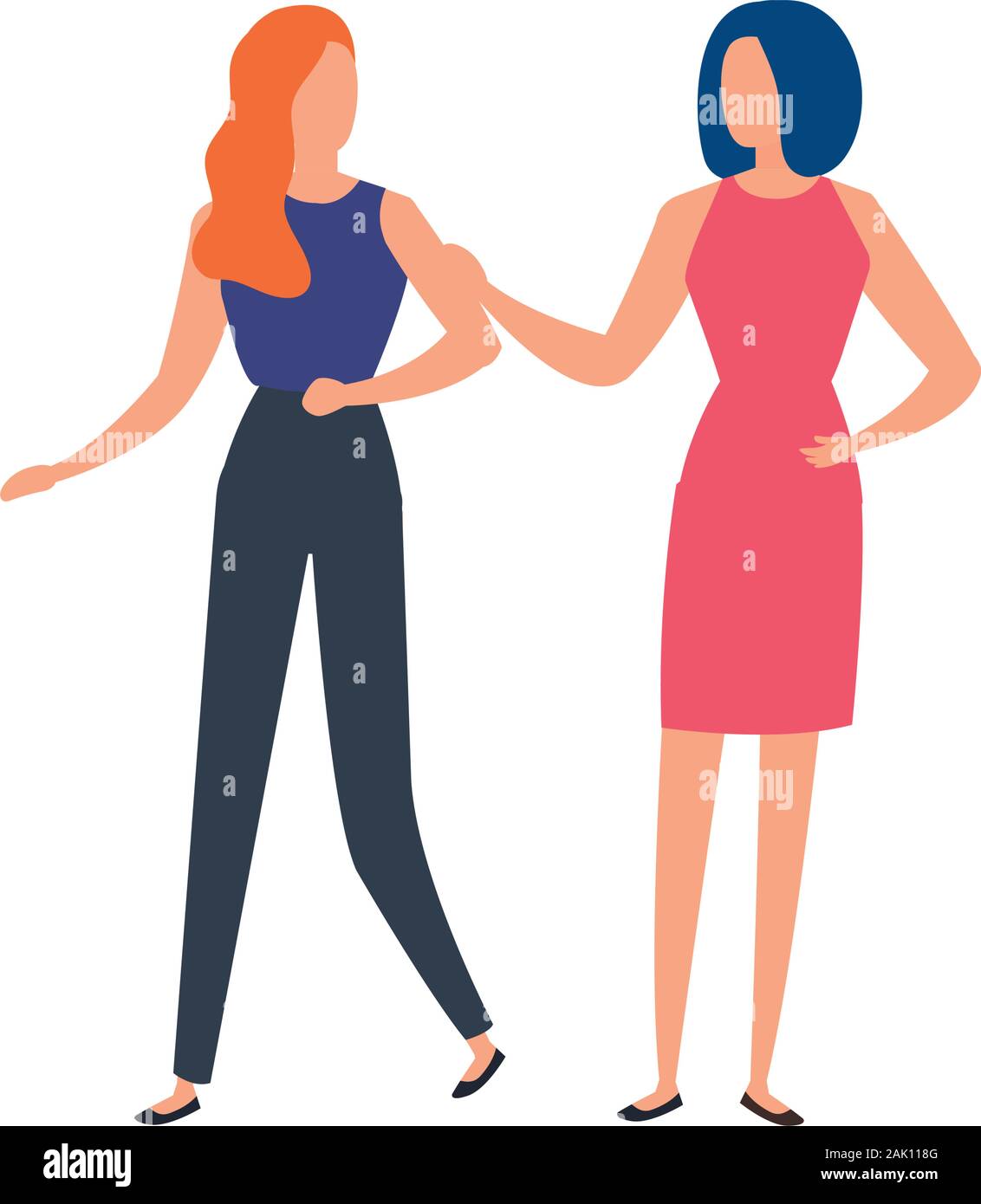 beautiful women avatar characters icons Stock Vector Image & Art - Alamy