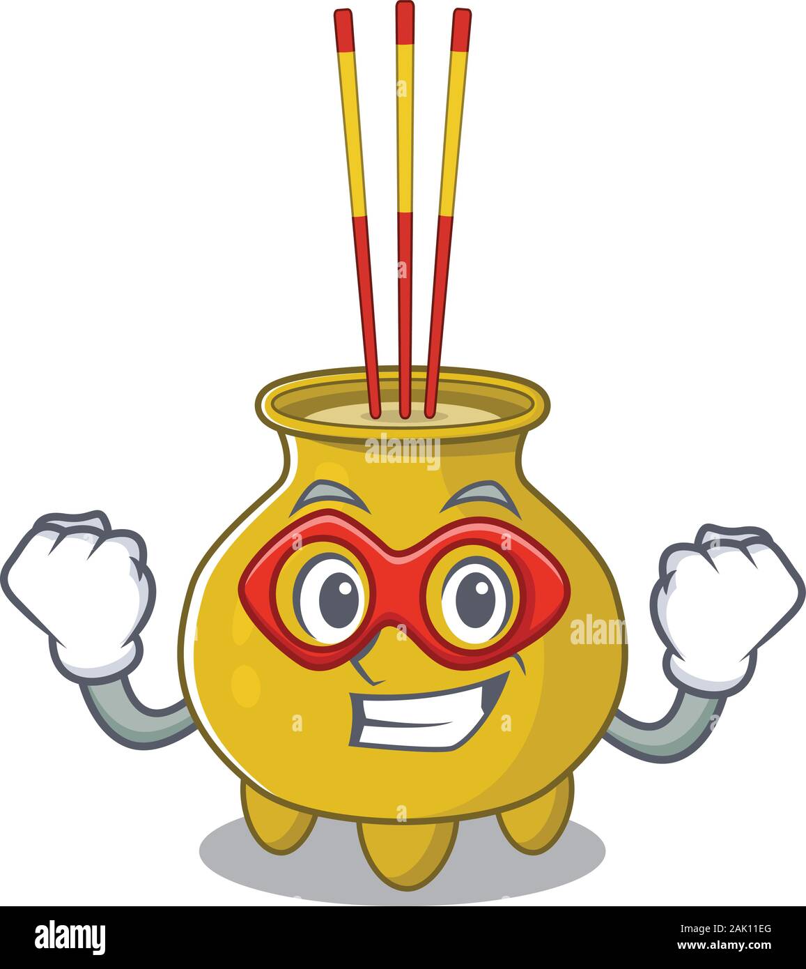 Man with incense Stock Vector Images - Alamy