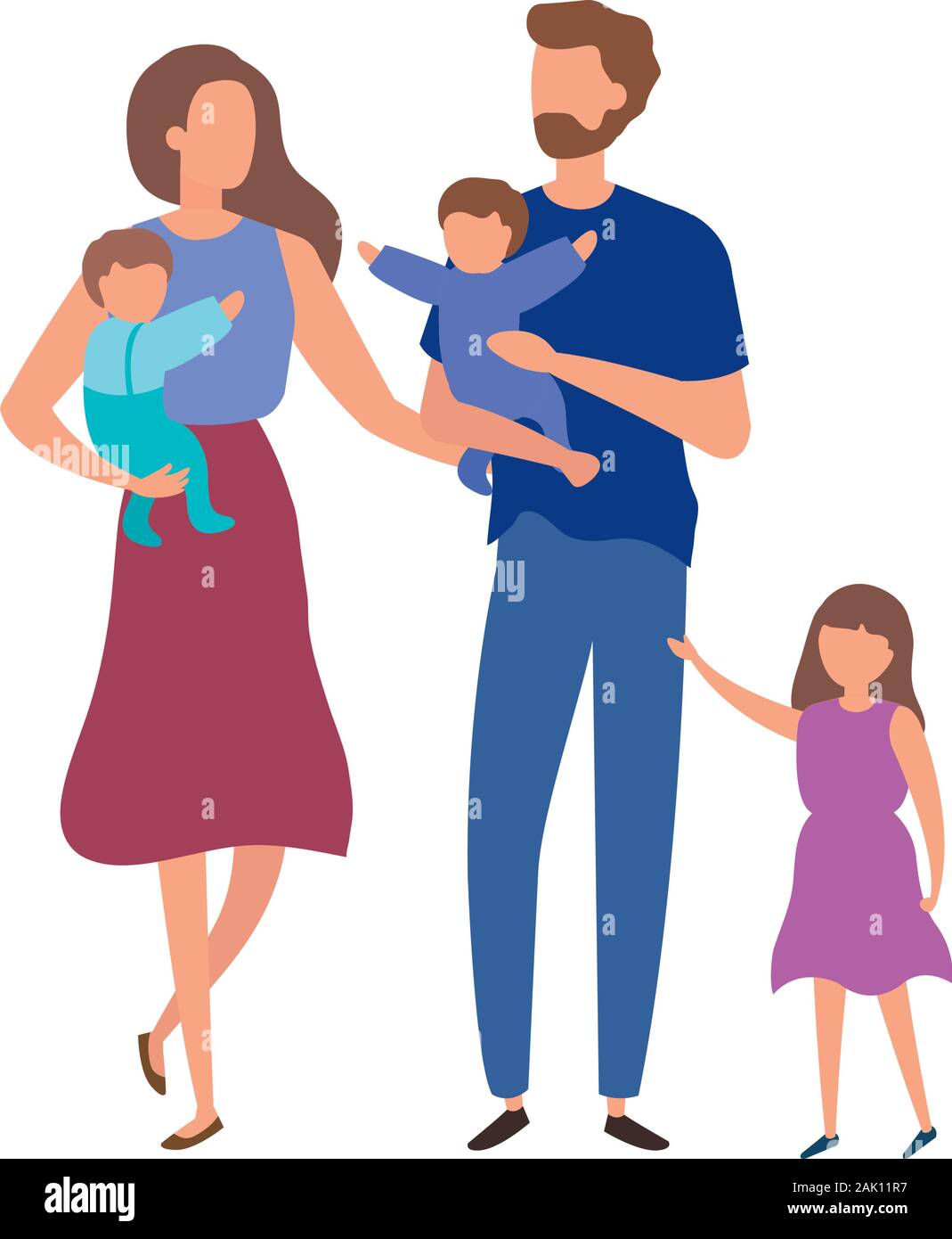 parents with sons avatar characters Stock Vector Image & Art - Alamy