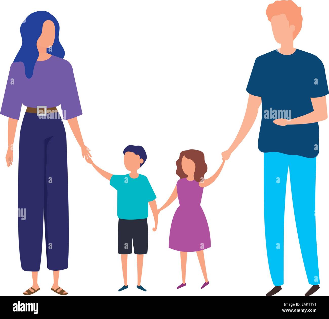 parents with sons avatar characters Stock Vector Image & Art - Alamy