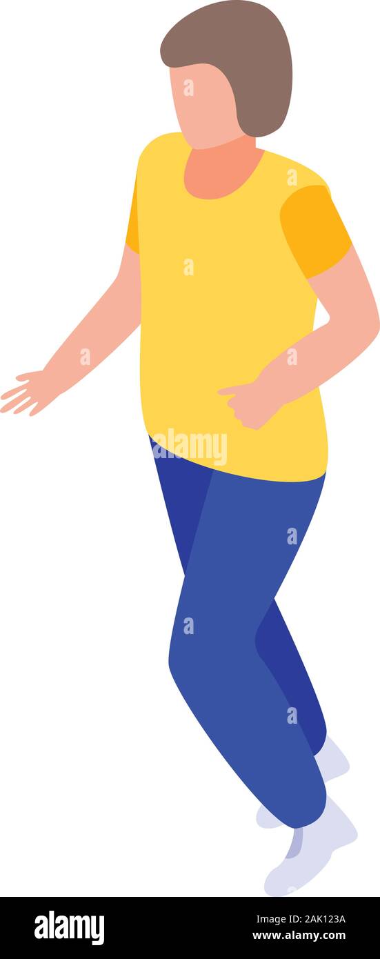 Woman morning walk summer Stock Vector Images - Alamy