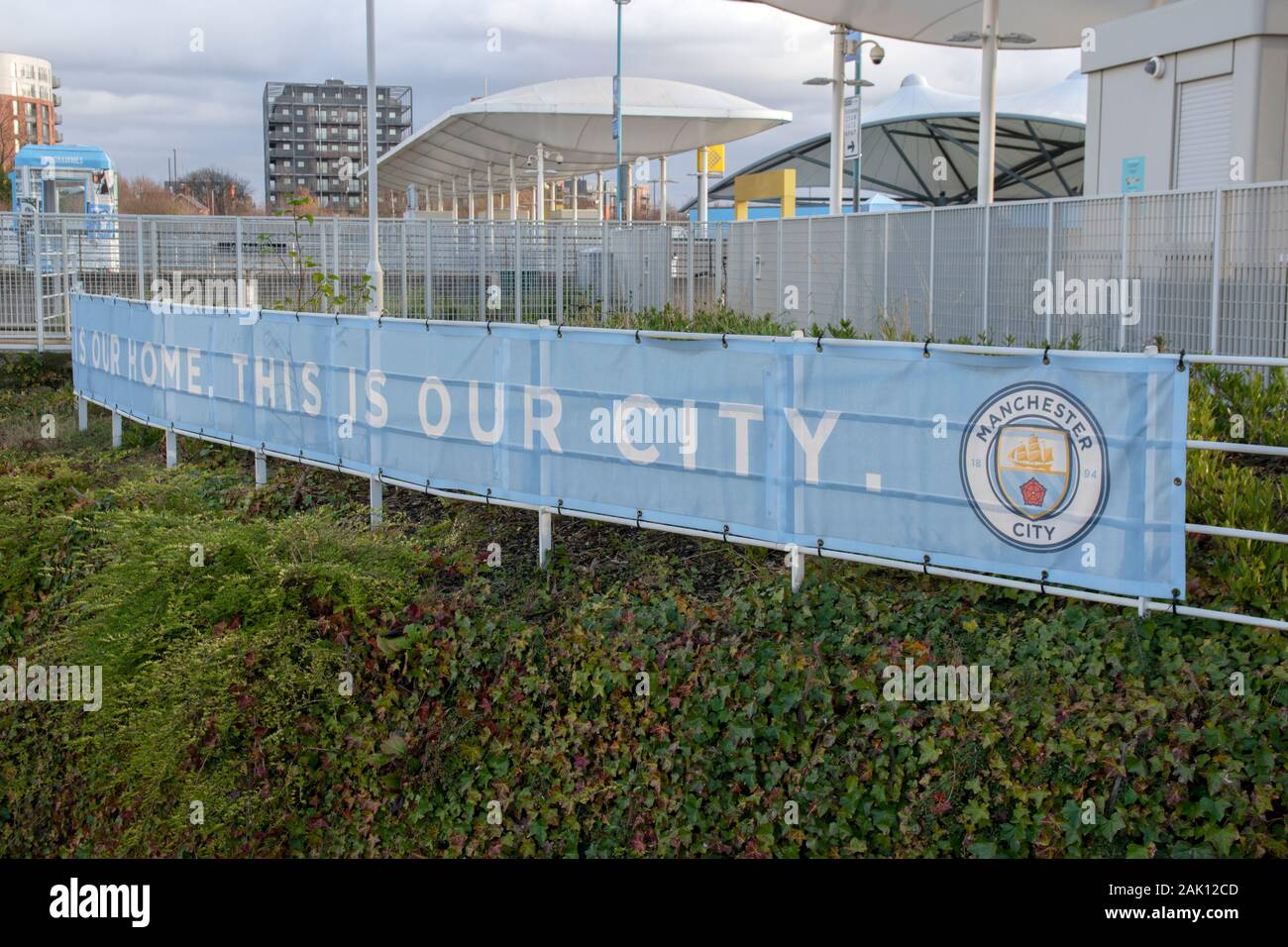 Billboard The Footage At Manchester England 2019 Stock Photo - Alamy