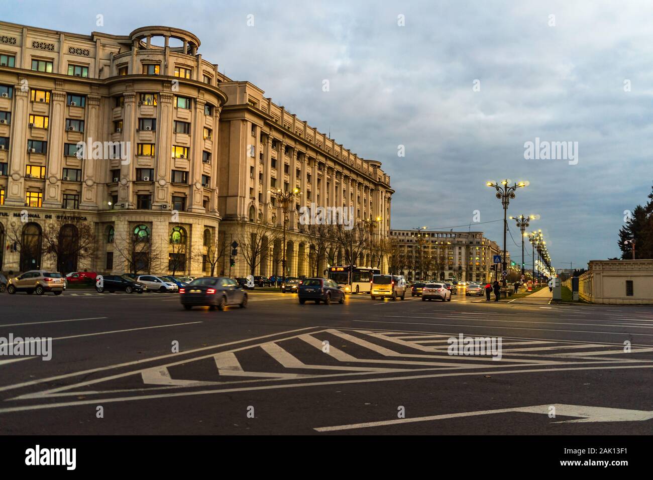 Administrative head office next to Palace of the Parliament (Palatul ...