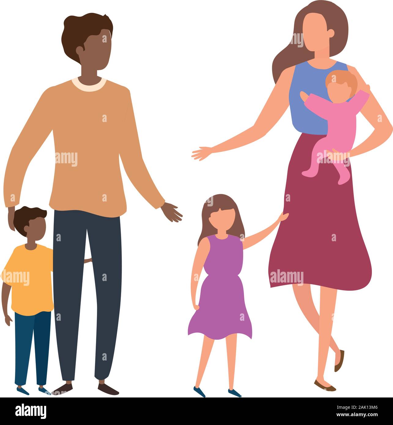 parents with sons avatar characters Stock Vector Image & Art - Alamy