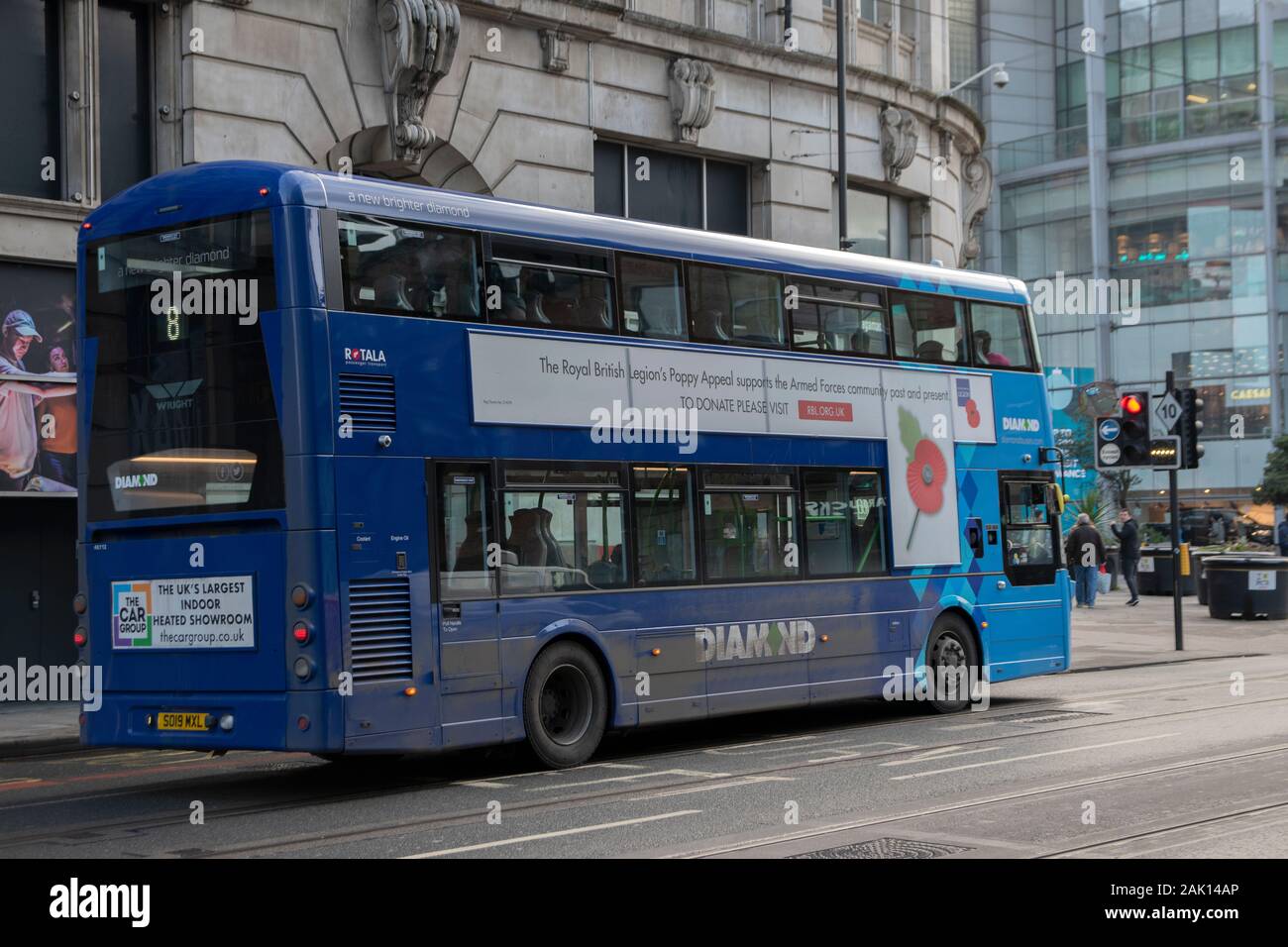 Bus 8 At Manchester England 2019 Stock Photo - Alamy