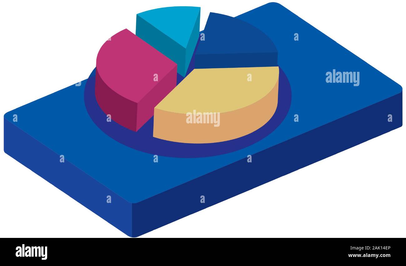 circular statistical graph isolated icon Stock Vector Image & Art - Alamy