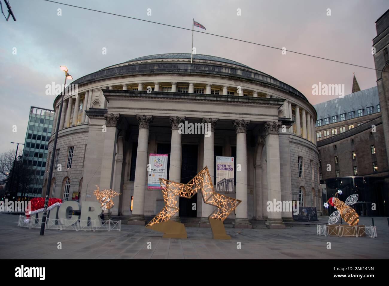 Central Library At Manchester England 2019 Stock Photo - Alamy