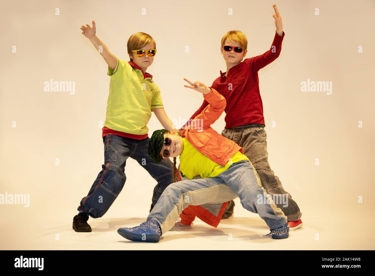 Kids breakdance team Stock Photo - Alamy