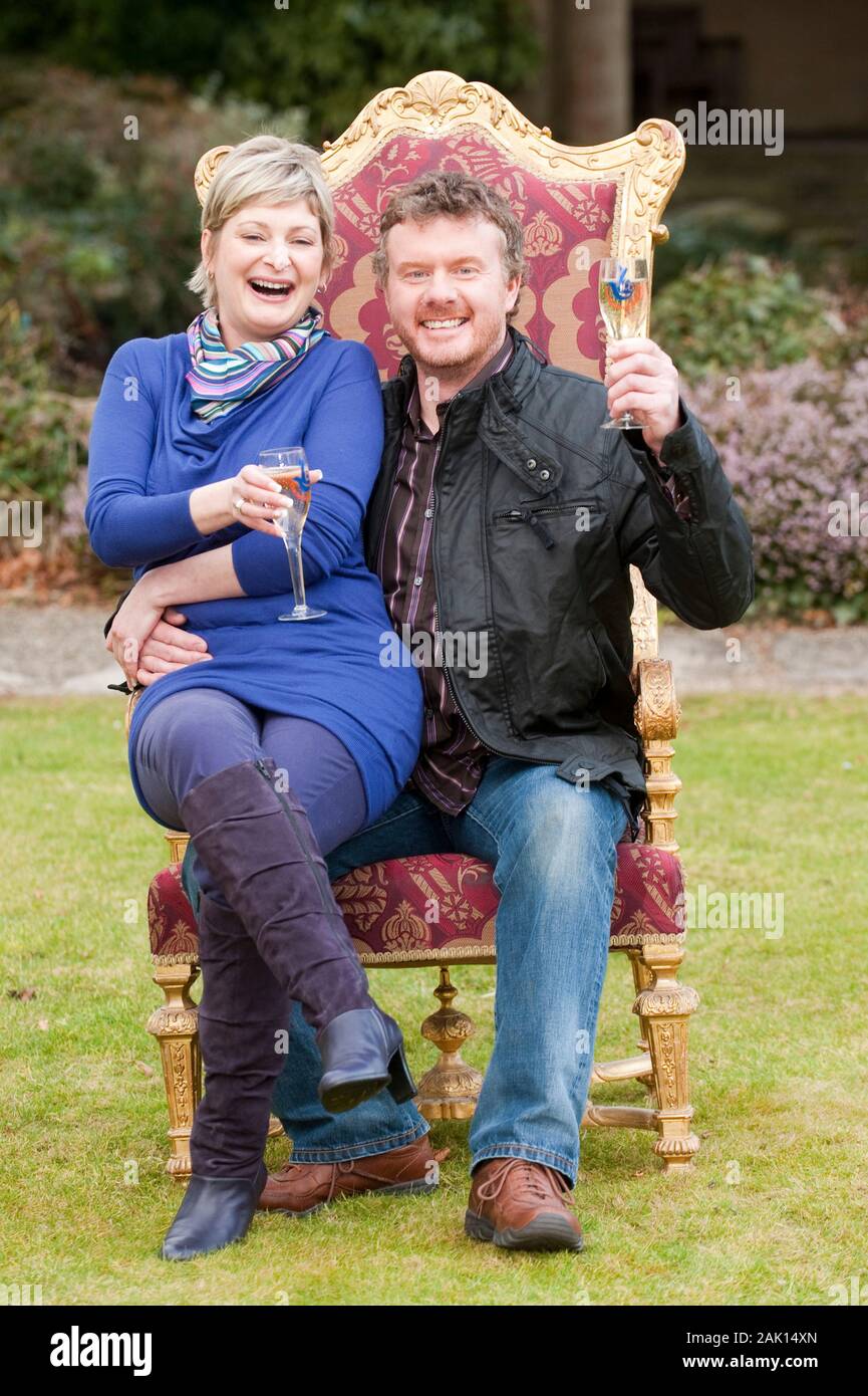 Winners Nigel Page and Justine Laycock from Gloucester who won £56 ...