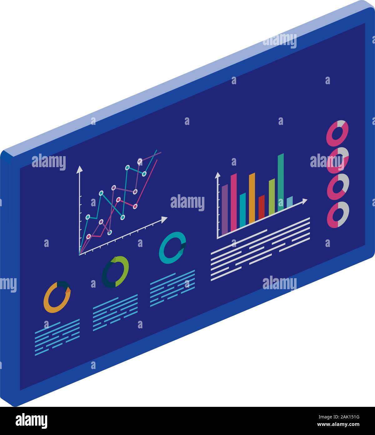 infographic graphics report isolated icon Stock Vector Image & Art - Alamy