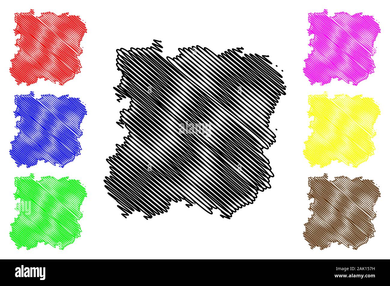 Siauliai County (Republic of Lithuania, Counties of Lithuania) map ...