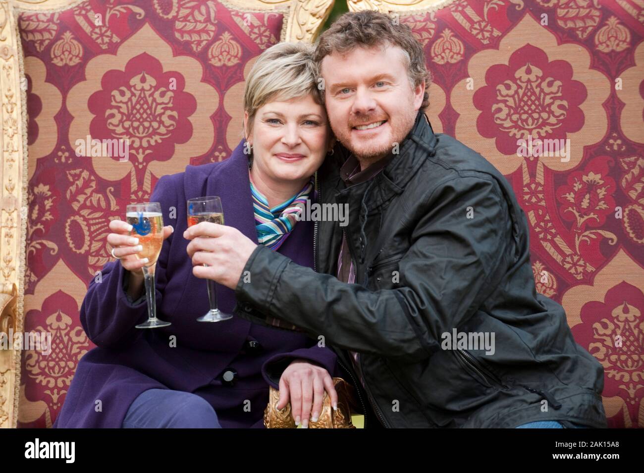 Winners Nigel Page and Justine Laycock from Gloucester who won £56 ...