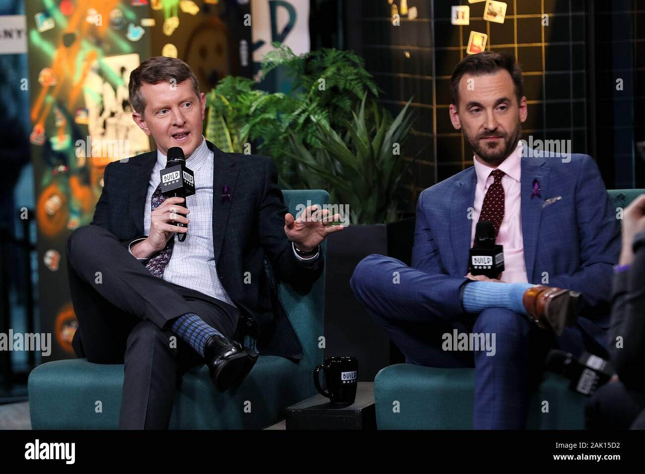New York, NY, USA. 6 January, 2020. Ken Jennings, Brad Rutter at the ...