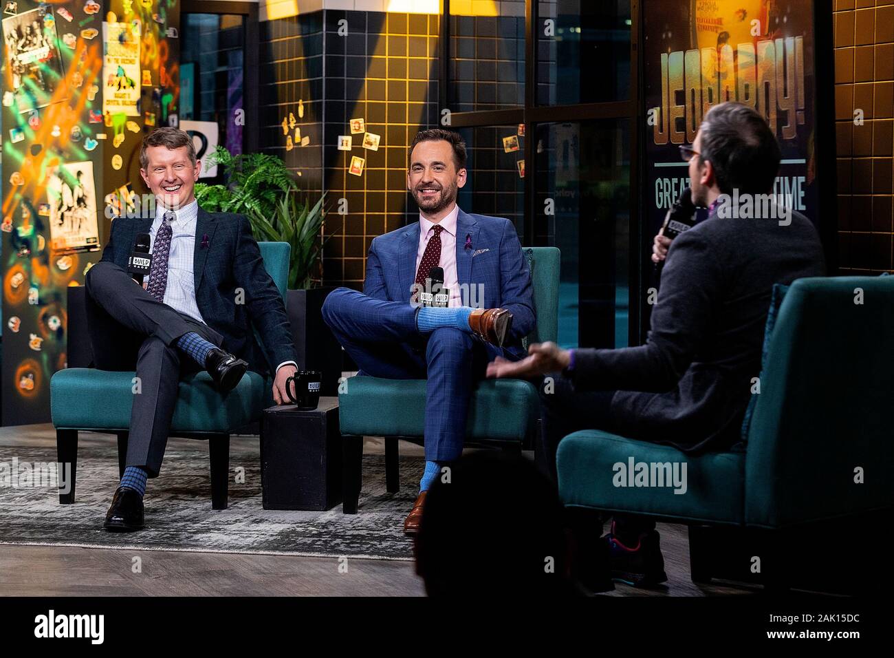 New York, NY, USA. 6 January, 2020. Ken Jennings, Brad Rutter at the ...