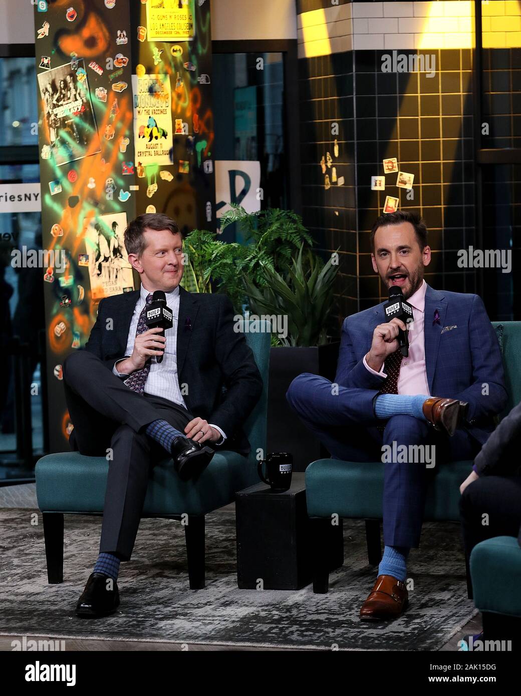 New York, NY, USA. 6 January, 2020. Ken Jennings, Brad Rutter at the ...
