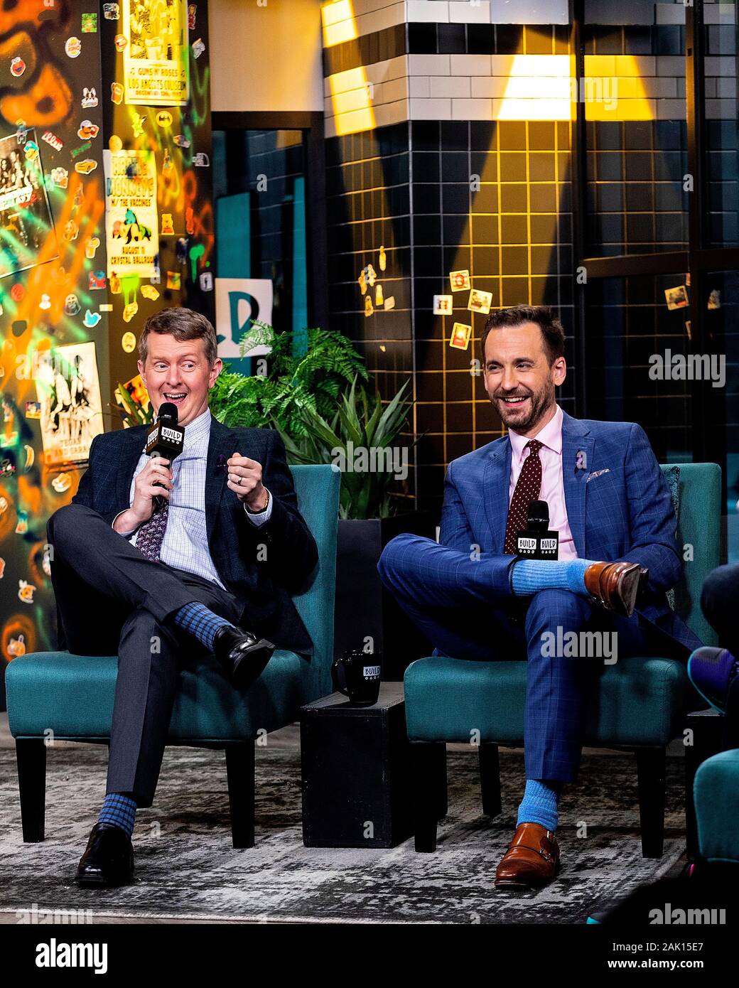 New York, NY, USA. 6 January, 2020. Ken Jennings, Brad Rutter at the ...
