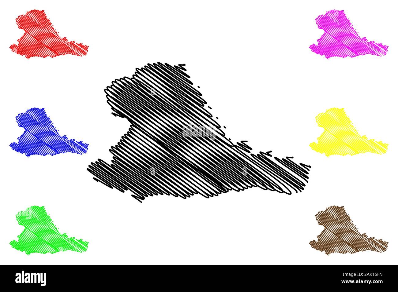 Taurage County (Republic of Lithuania, Counties of Lithuania) map ...