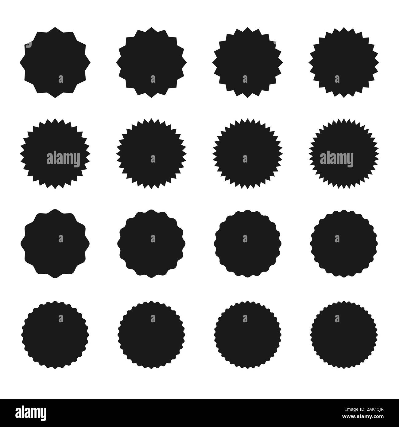 Black sale stickers collection. set of labels Stock Vector Image & Art ...