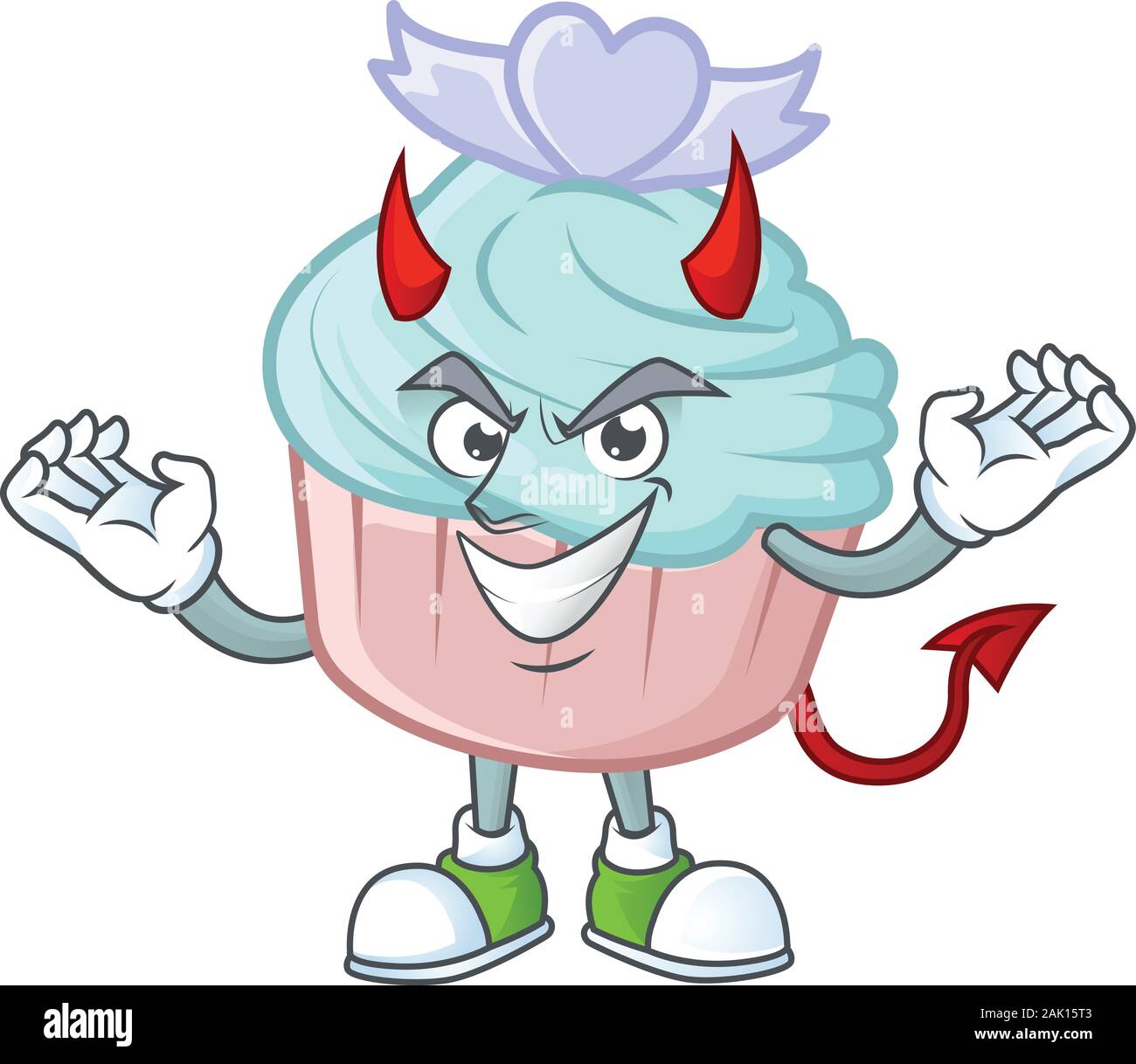 Cartoon character vanilla blue Stock Vector Images - Alamy