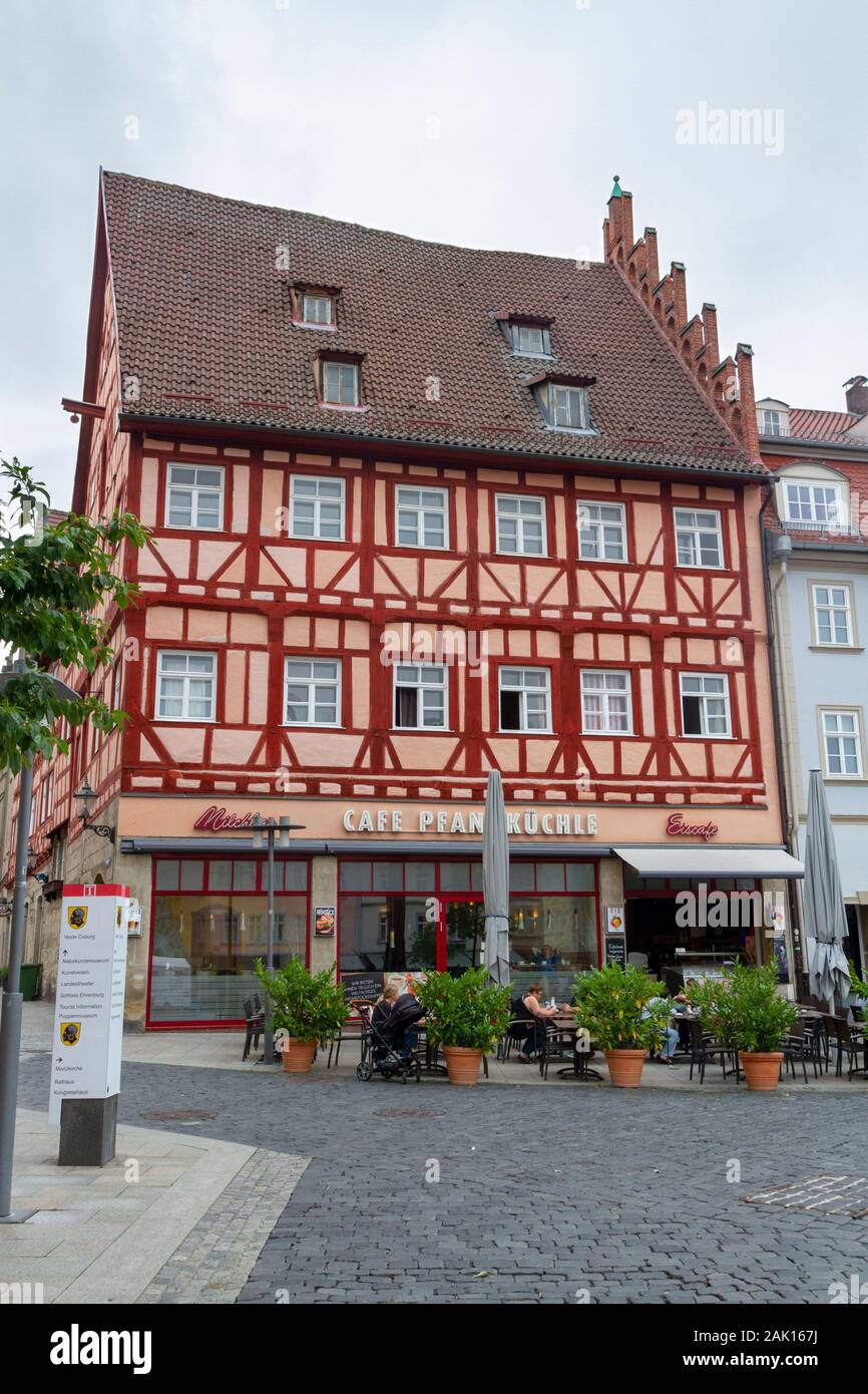 Café Pfannküchle - milk bar in Marktplatz, (Market Place), Coburg ...