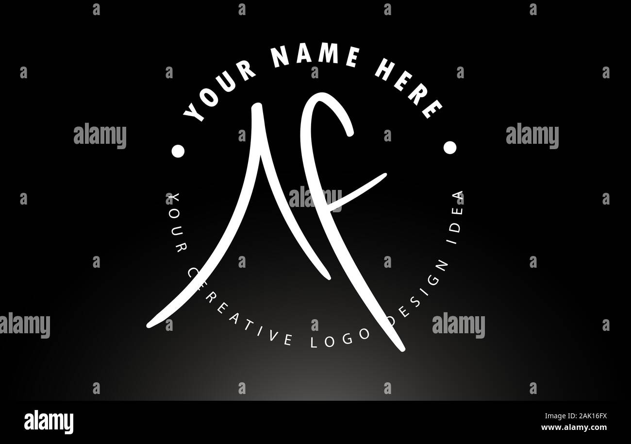 Af signature Stock Vector Images - Alamy