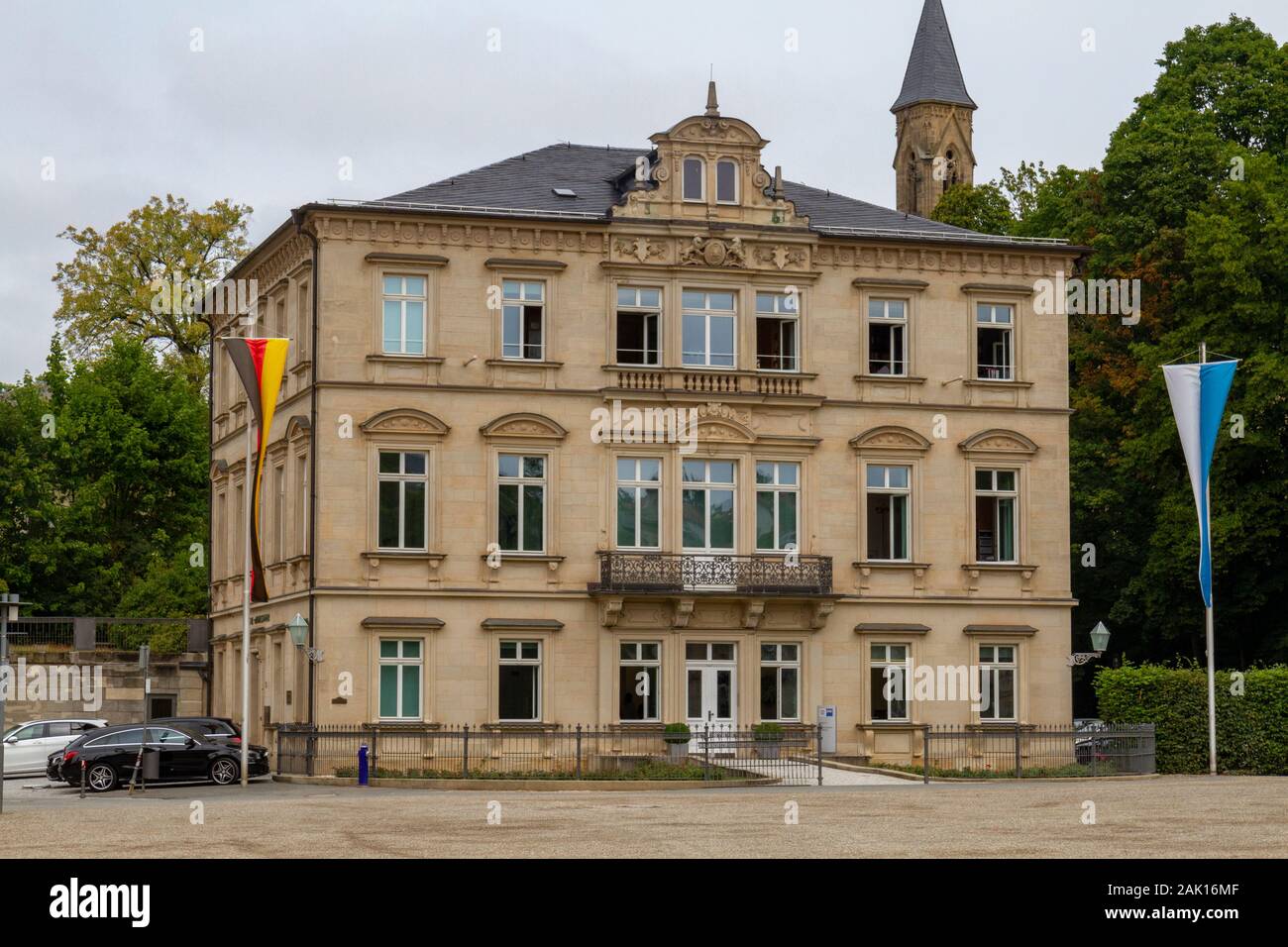 Edinburgh-Palais on Schlossplatz, Coburg, Bavaria, Germany Stock Photo ...