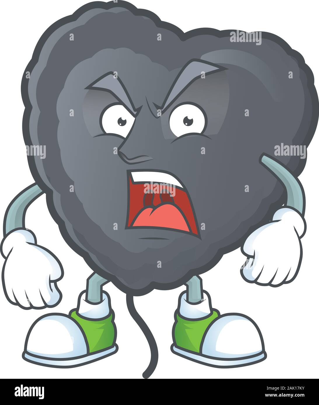 Angry face balloon Cut Out Stock Images & Pictures - Alamy
