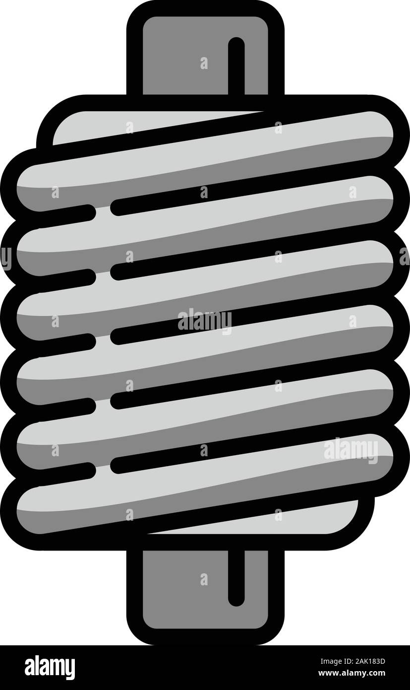 Machine coil icon. Outline machine coil vector icon for web design ...
