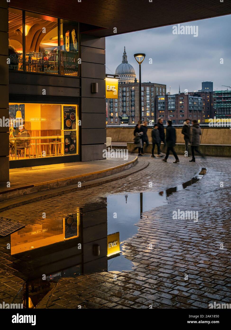 Puddle Reflection Night High Resolution Stock Photography and Images ...