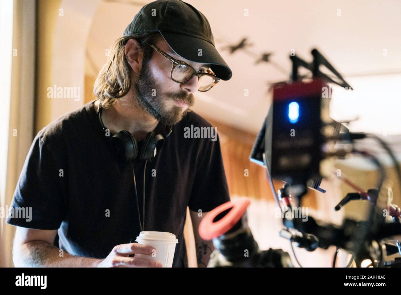THE GRUDGE, director Nicolas Pesce, on-set, 2020. ph: Allen Fraser ...