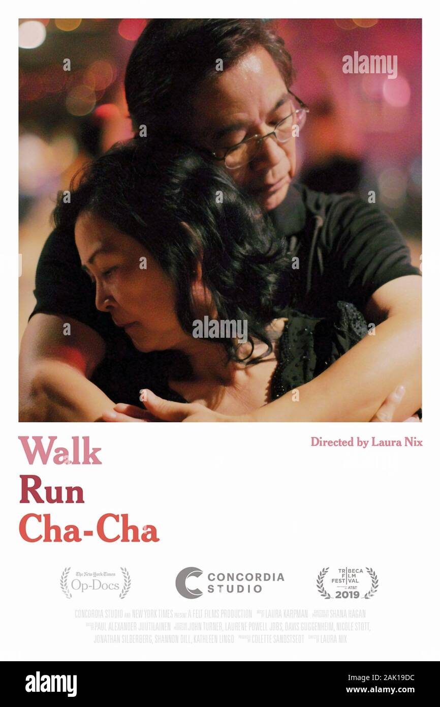 WALK RUN CHA-CHA, US poster, from top: Paul Cao and his wife, Millie ...