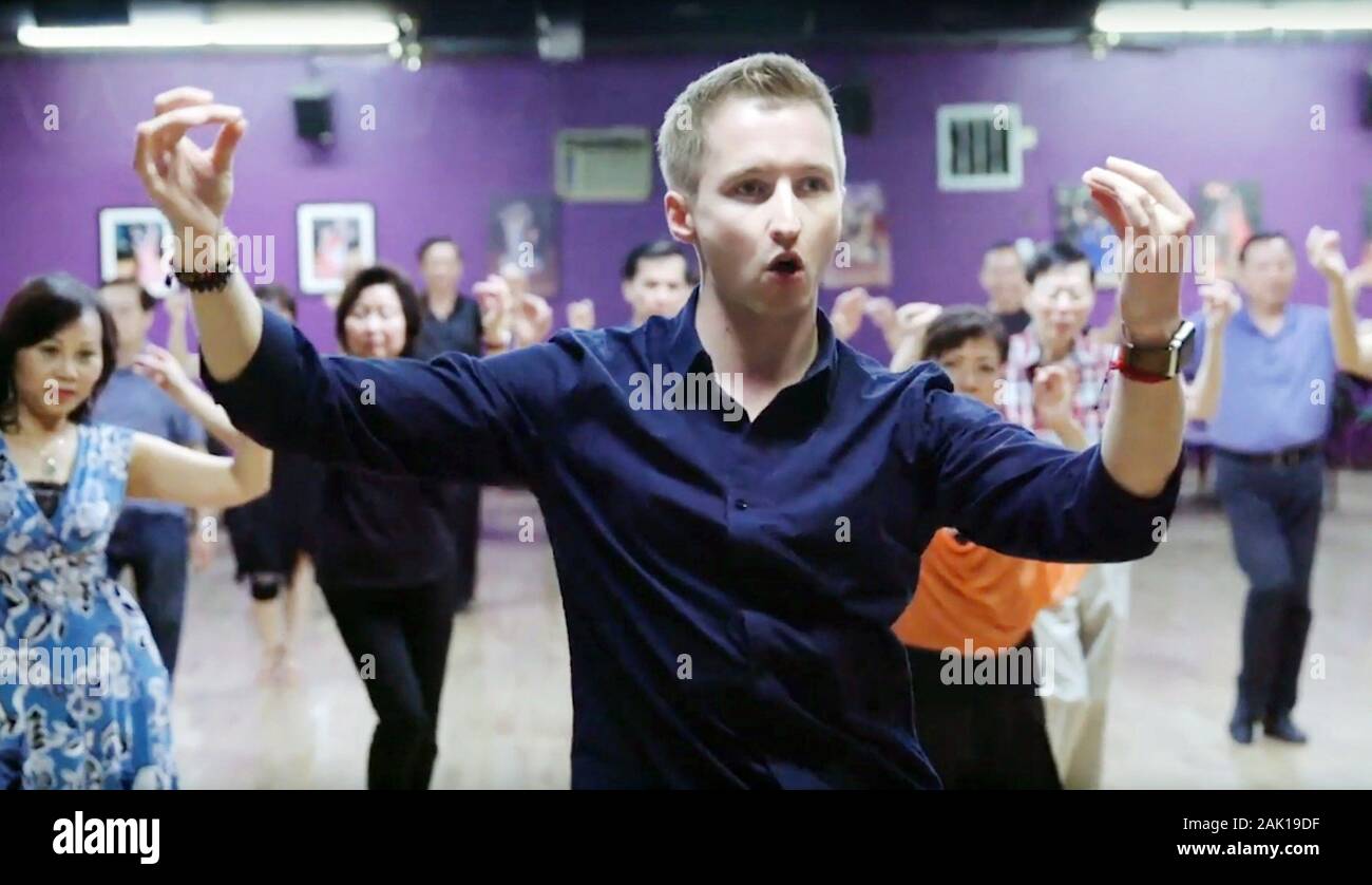 WALK RUN CHA-CHA, Maksym Kapitanchuk leading dance class, 2019. © New ...